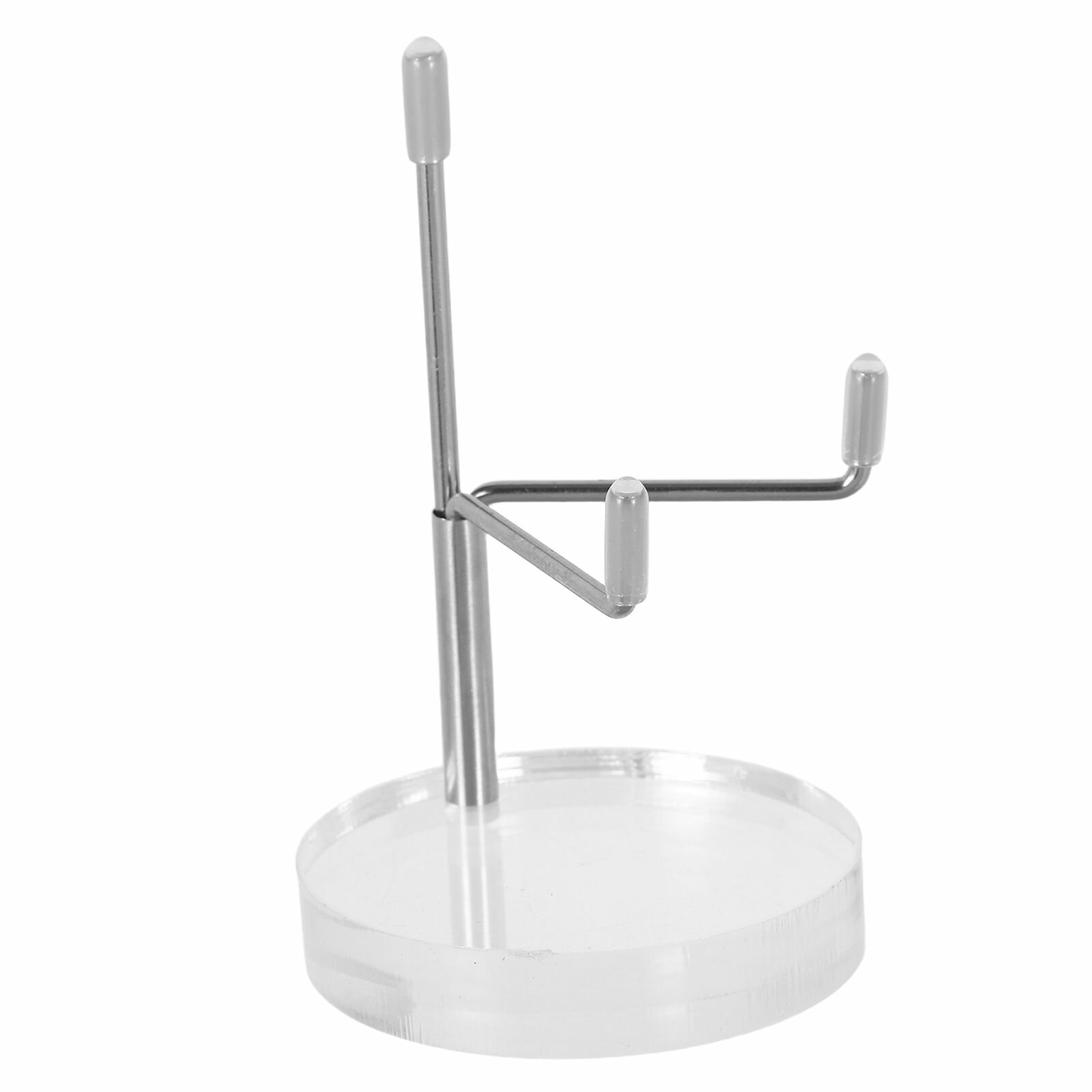 Минералогическая подставка из акрила и металла для демонстрации камней и кристаллов