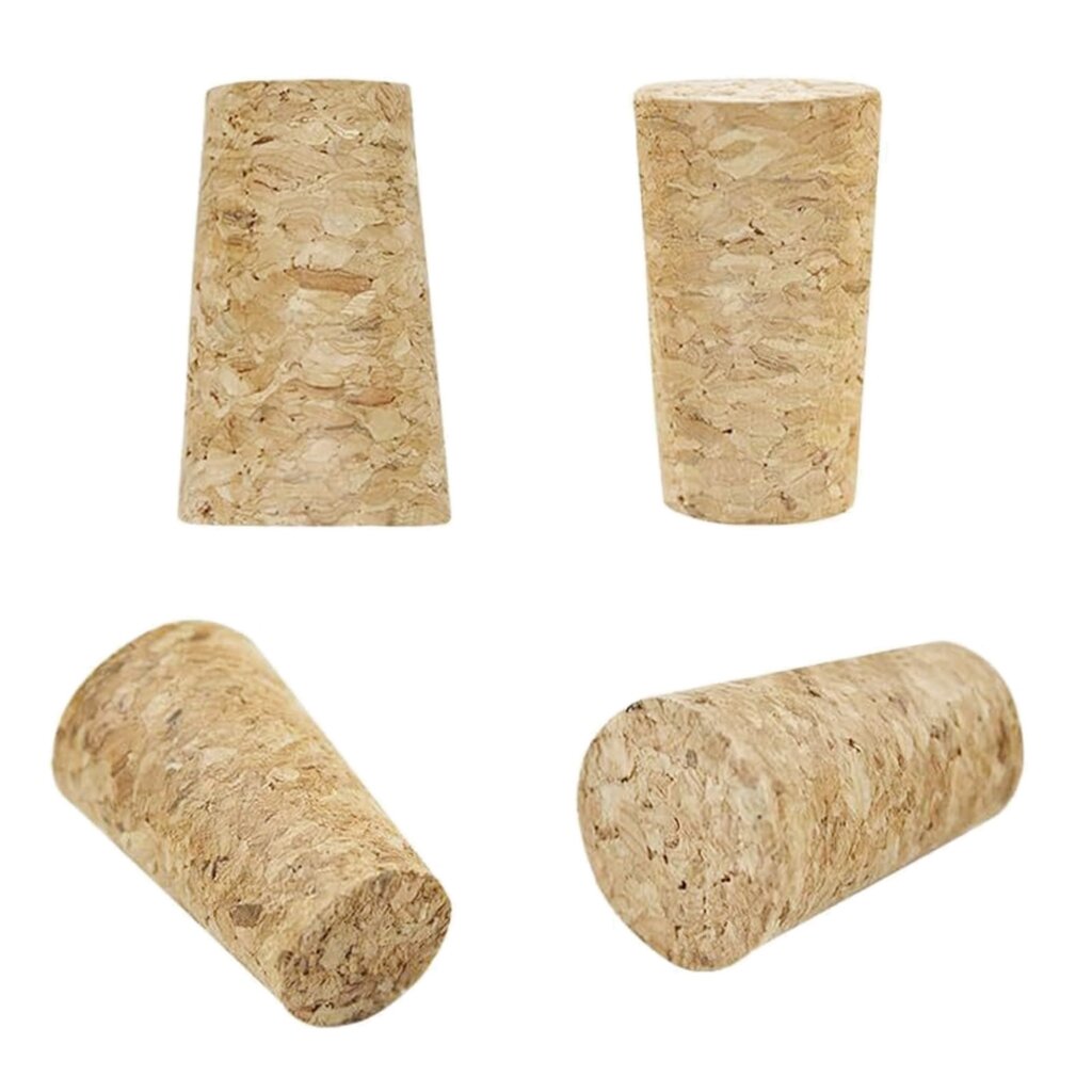 30 Шт Деревянная Пробка Для Пивной Бутылки Многоразовая Пробковая Пробка Конические Пробковые Пробки Декоративные Пробки Для Винных Бутылок Аксессуары Для Бара