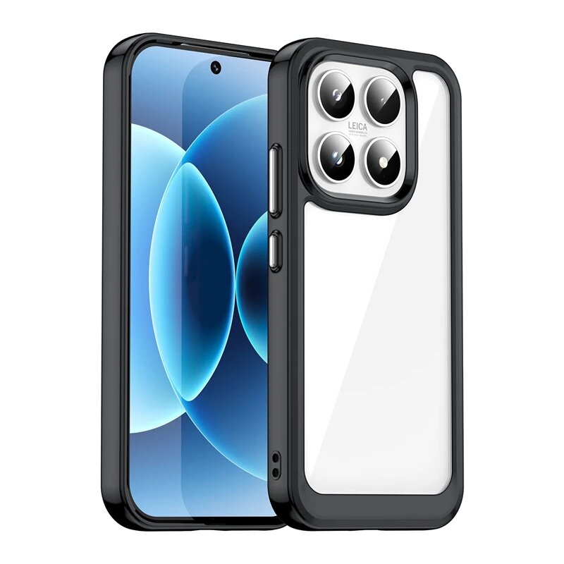 Черный противоударный чехол для Xiaomi 17