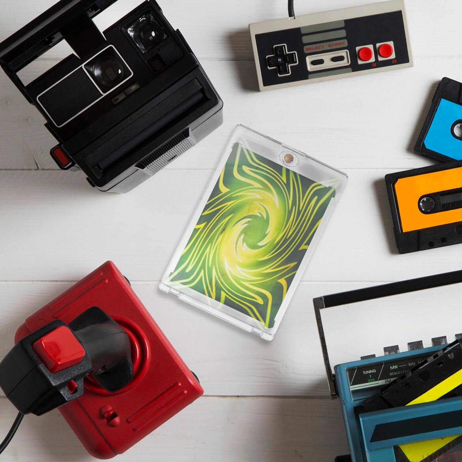 Магнитный прозрачный пластиковый картхолдер для хранения игральных карт, набор из 10 штук