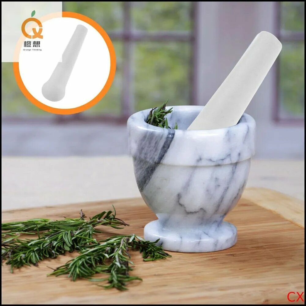 Ступка с пестиком, Керамика, 10 см, 0 мл, 1 шт