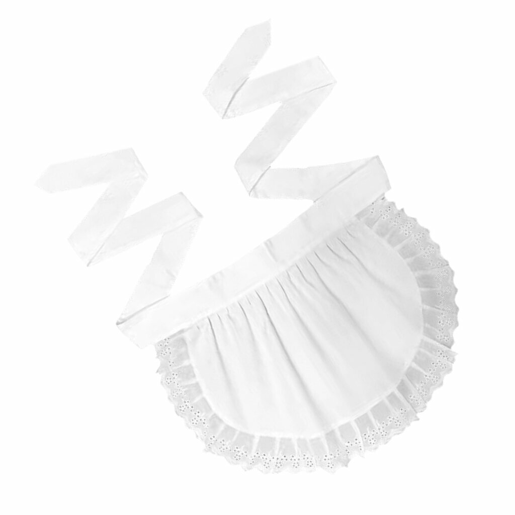 Фартук горничной в стиле лолиты, милый фартук в стиле принцессы, кружевная юбка, маленький фартук