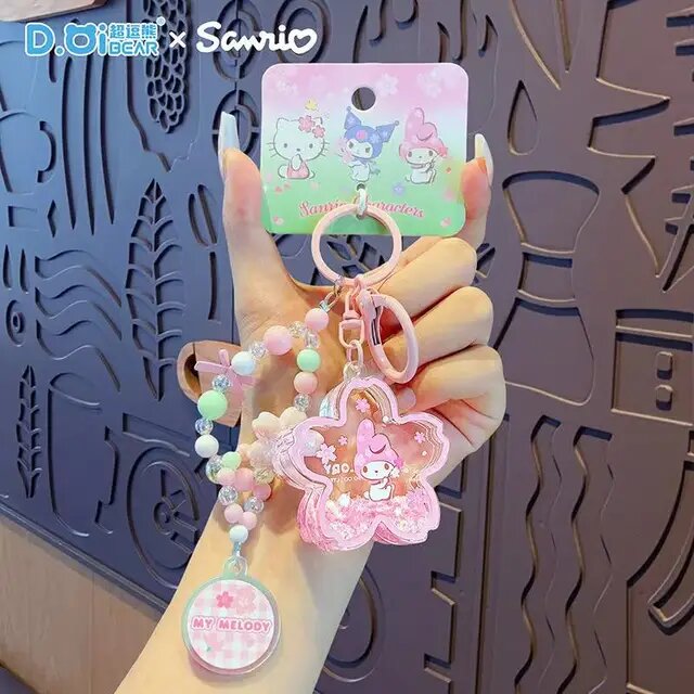 Брелок-кукла из ПВХ Sanrio Hello Kitty Cinnamon Dog My Melody Coolmi Starlight Dance Series, милый брелок для упаковки книг.