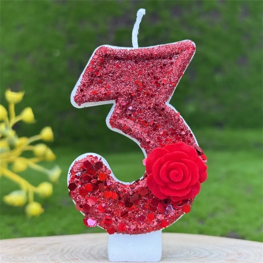 Свечи для торта, 7 см х 4 см, 1 шт