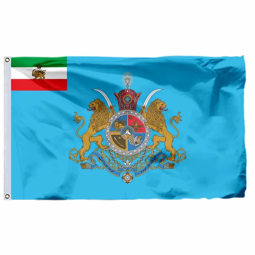 Флаг Ирана, 90x150см, полиэстер, цвет Shahanshah of Iran