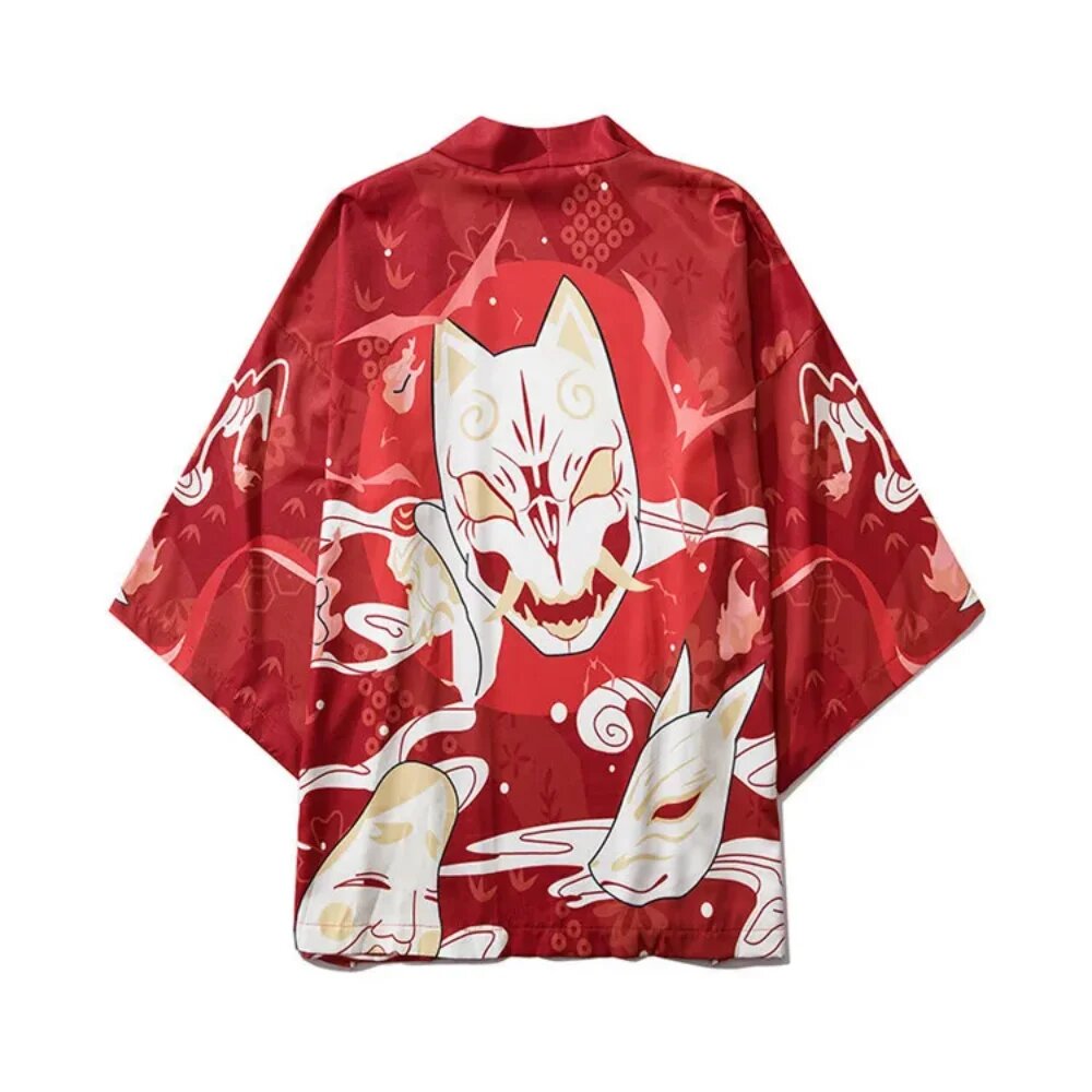 Кимоно японское мужское/женское, Fox Inari, XXL, 003