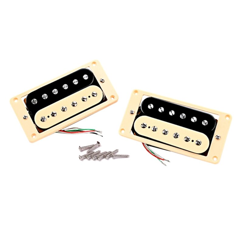 Электрогитара Хамбакеры Звукосниматели С Двойной Катушкой Гитарный Мост и Шейные Звукосниматели Комплект Запасных Частей Для Электрогитары