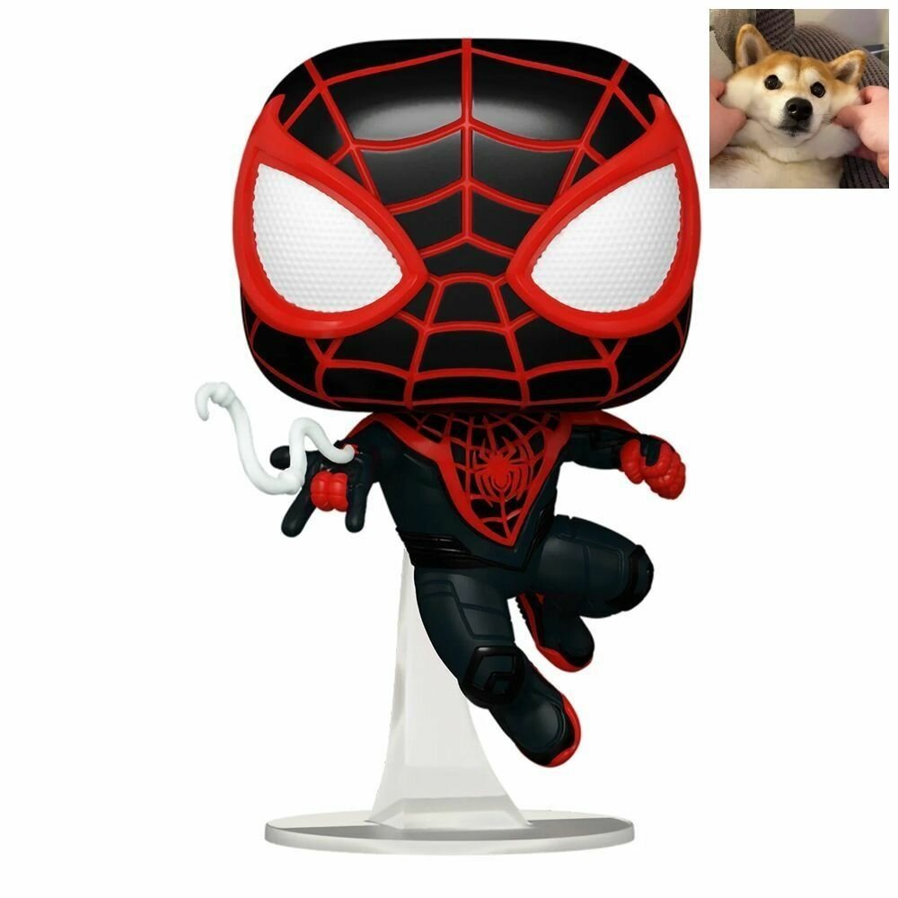 Фигурка Funko POP! Bobble Marvel Games Spider-Man 2 Miles Morales Upgraded Suit (970) 76108
