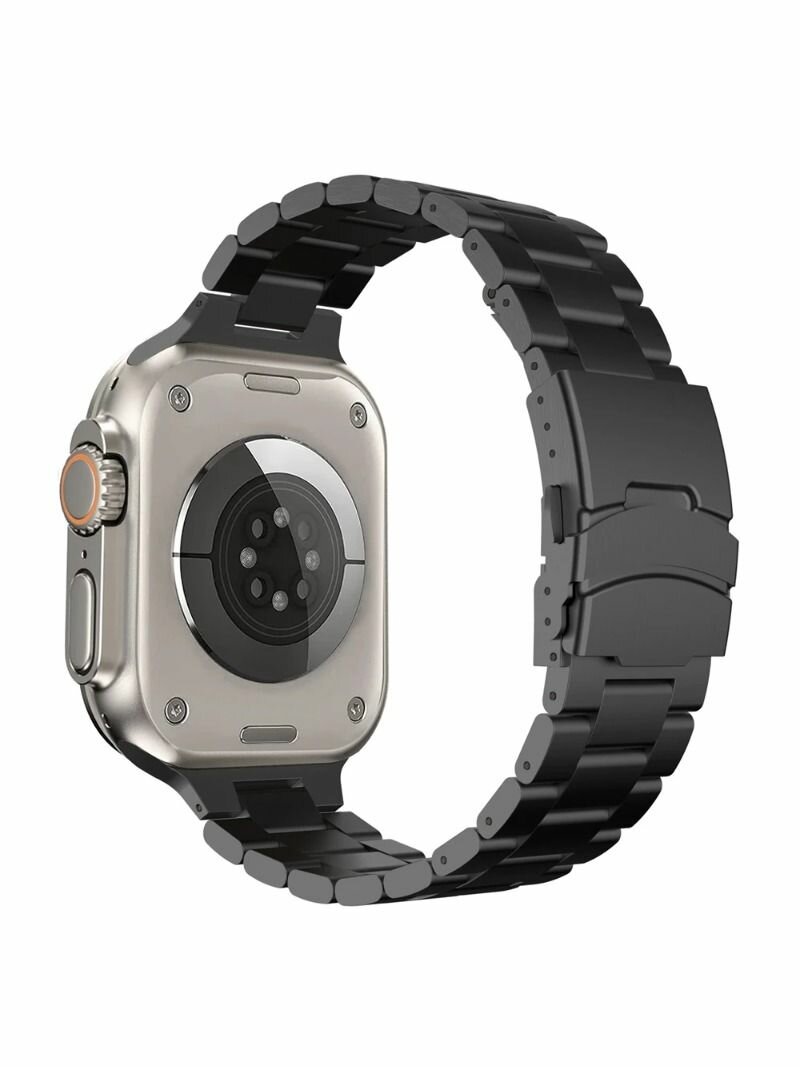 Титановый цветной ремень для Apple Watch серии 11 10 46мм 9 8 44 45мм Металлическая лента IWatch Ultra 3 2 49 мм Браслет