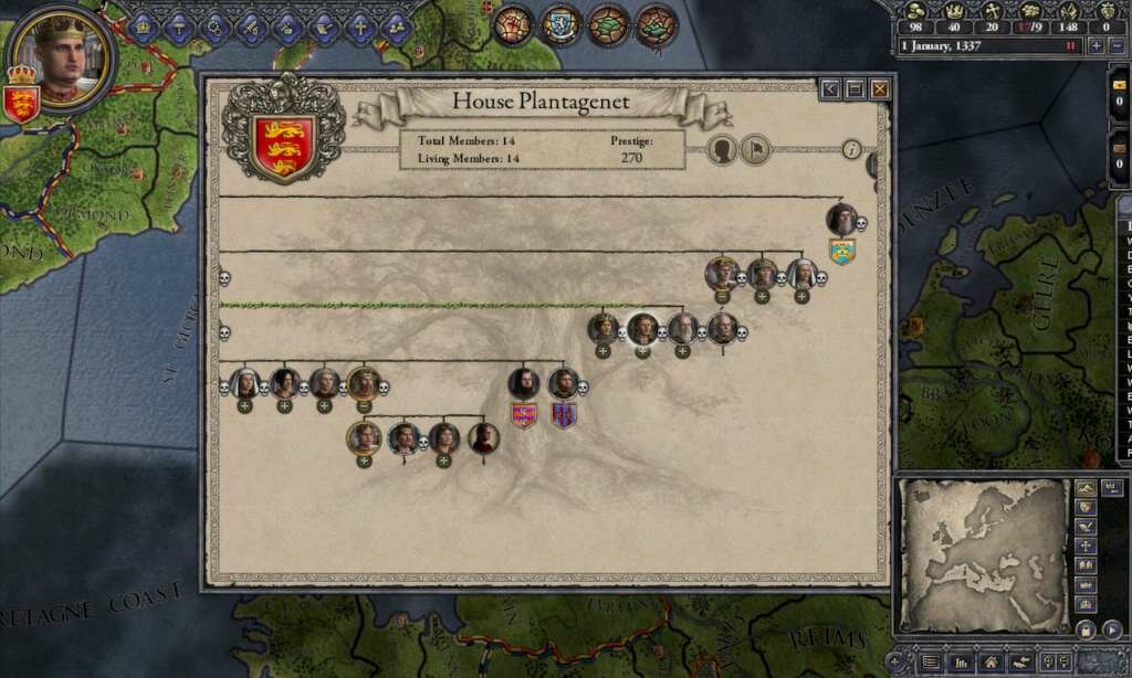 Crusader Kings II - Dynasty Shields DLC Steam Ключ • Активация Steam