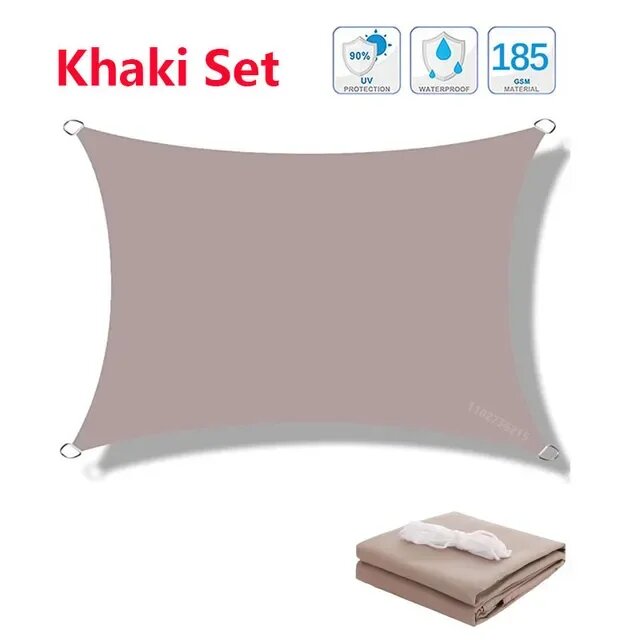 Наружные навесы водонепроницаемый солнцезащитный козырек для сада, для террасы, автомобильный брезентовый тент, прямоугольный бассейн солнцезащитный козырек, солнцезащитный козырек