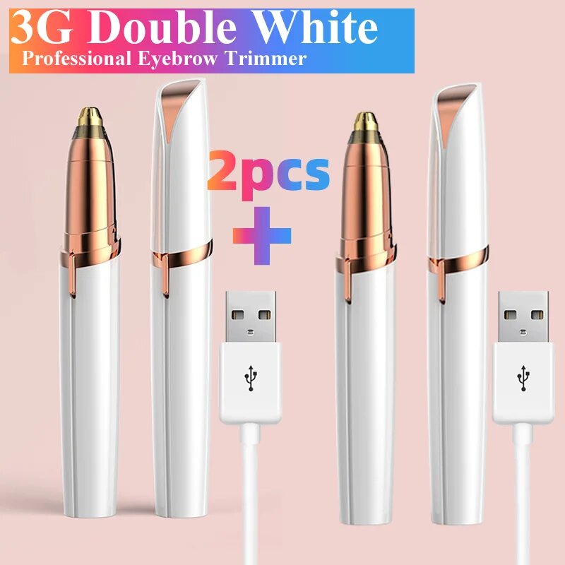 Эпилятор для бровей Double White 2 шт.