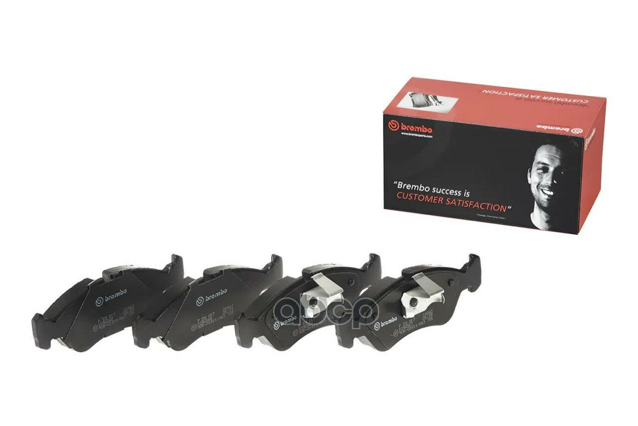 Колодки тормозные дисковые передн. CHEVROLET LANOS Saloon 11/05-> / CHEVROLET VECTRA 03/96-11/06 / Brembo арт. p59017