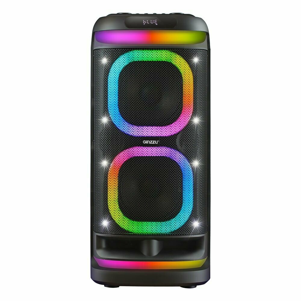 Ginzzu Колонки GM - 115, Акустическая система Midi, BT USB TF FM MIC ДУ