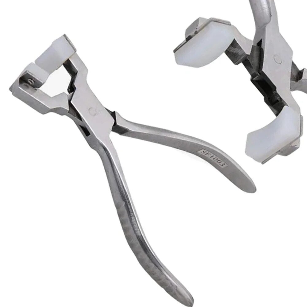 Плоскогубцы для формования колец, изгиб пружины, нейлоновые челюсти, инструмент для ремонта ювелирных изделий, инструмент для гибки браслета с эргономичной ручкой, 140 мм/5,51 дюйма