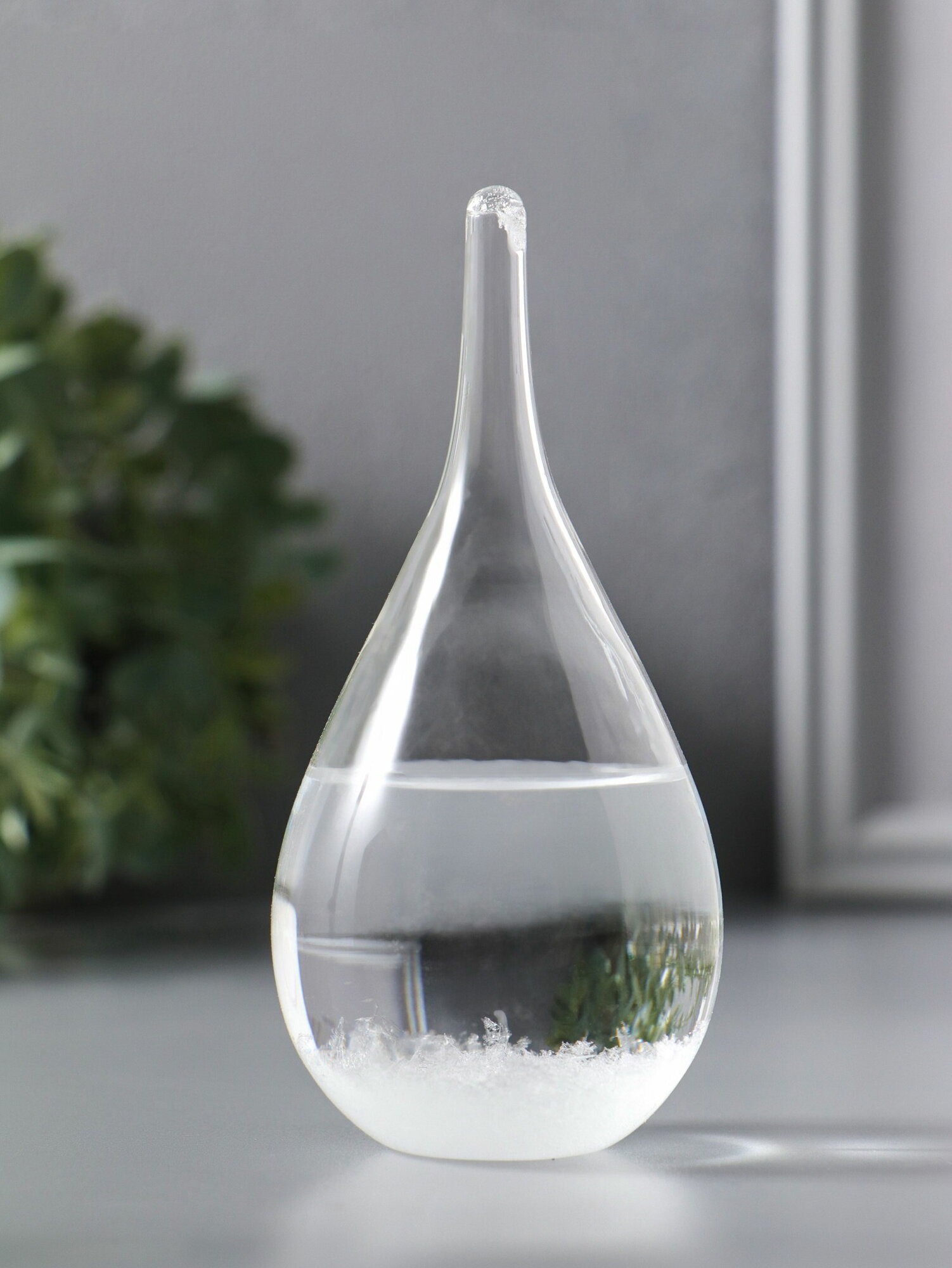 Барометр-штормгласс "Капля", 6x12 см, назначение: комнатный, материал корпуса: стекло