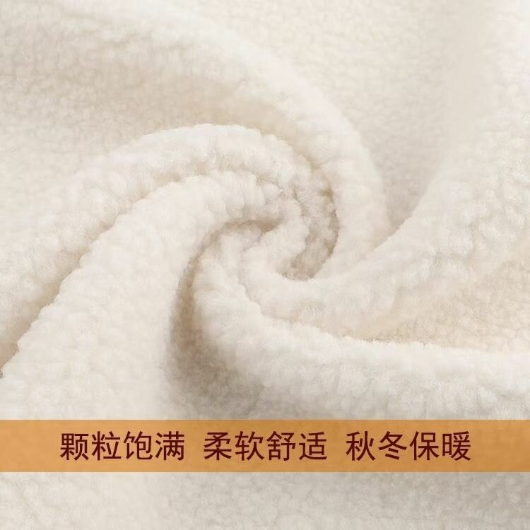 Мех искусственный букле ткань для рукоделия и мебели, отрез 1 м, Молочный