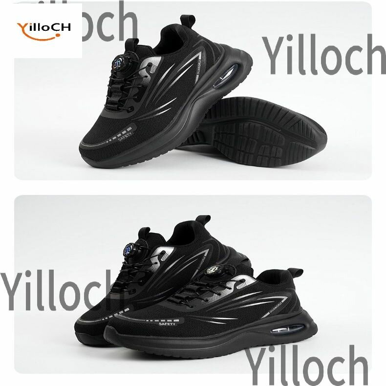 Бестселлер среди дышащих рабочих ботинок для строительства, мужская модель с кевларовой подошвой и антиударным носком