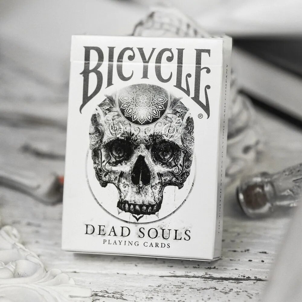 Игральные карты Bicycle Dead Souls, 54 карты, пластиковое покрытие, для фокусов, колода карт
