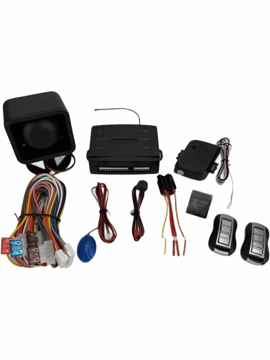 Сигнализация HE283, двусторонняя связь, скрытая установка, 300м, черная