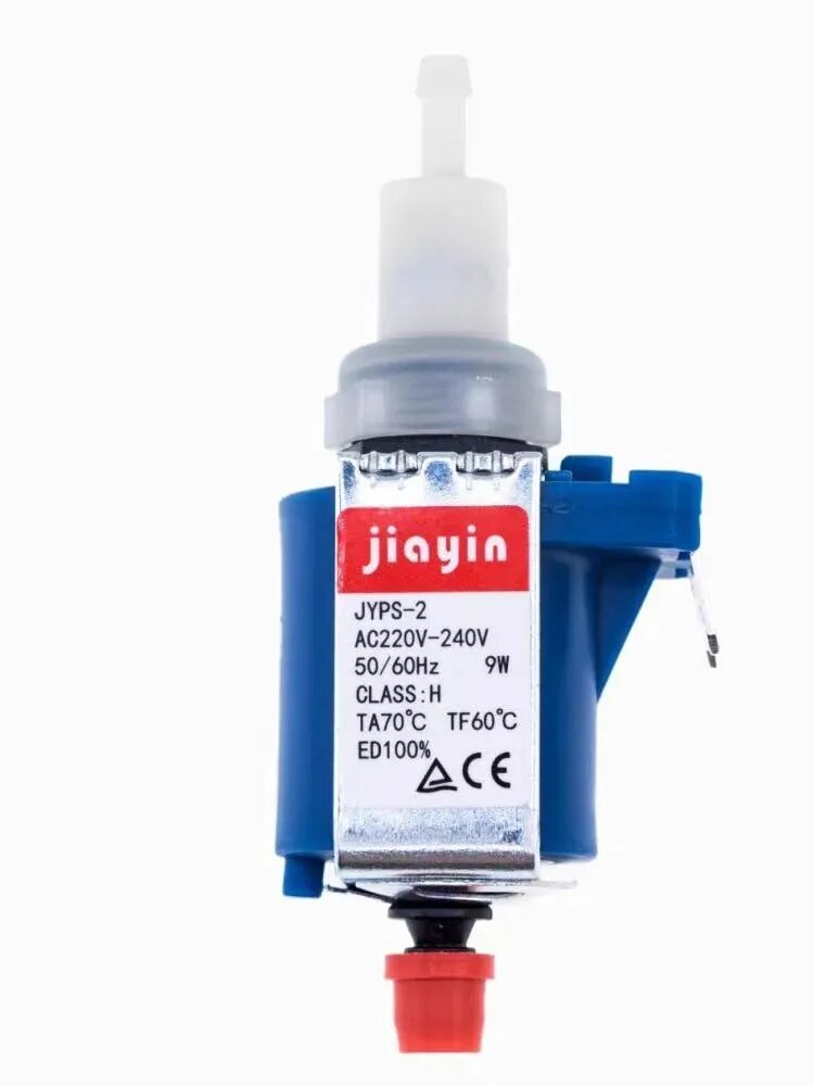 Насос JYPS-2 электромагнитный для отпаривателей, утюгов, пароочистителей, парогенераторов, пылесосов, кофемашин, помпа Jiayin Jyps-2 220-240V 9W