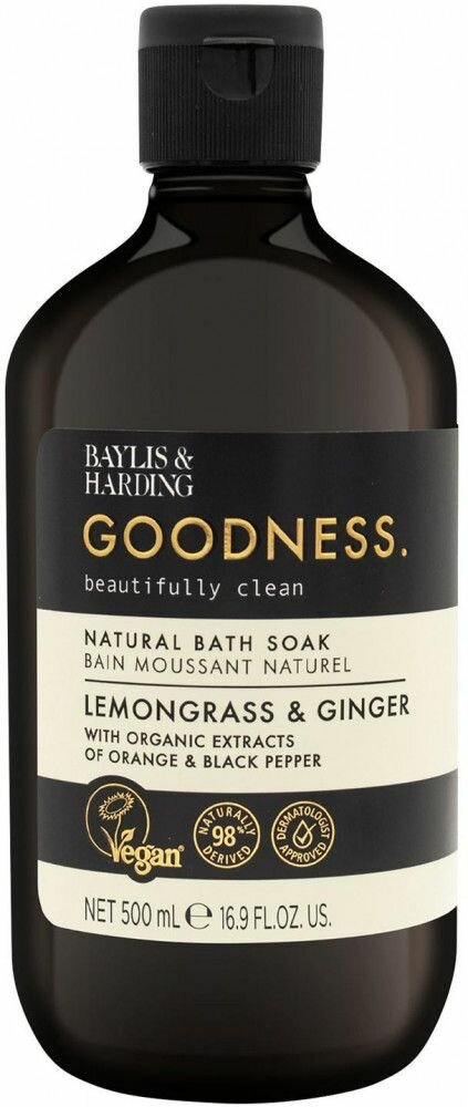 Baylis & Harding - Goodness Lemongrass & Ginger Bath Soak Пена для ванны 500 мл