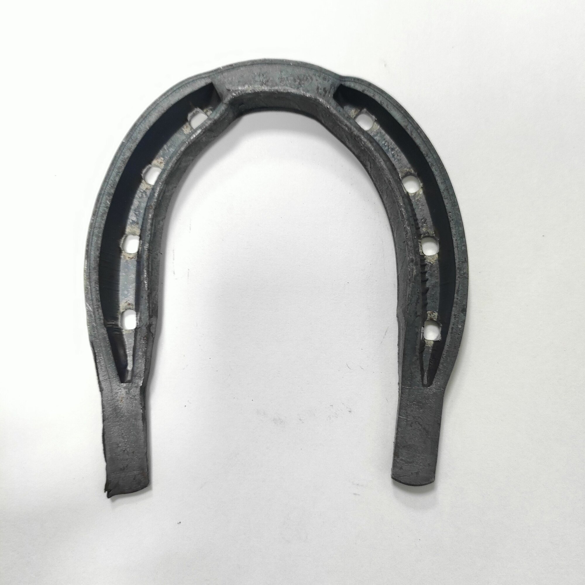 Подкова для лошади 106х95 мм сувенир настоящая металлическая