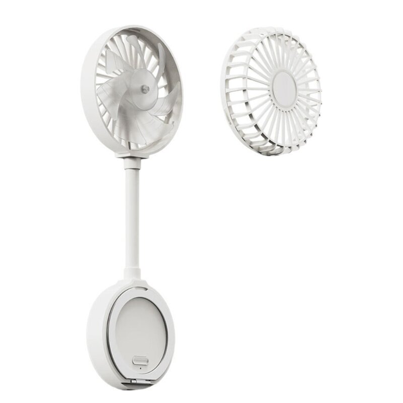Магнитное Притяжение Маленький Вентилятор USB C Складной Портативный Перезаряжаемый Мини Ручной Маленький Вентилятор Для Рабочего Стола Классной Комнаты Спальни