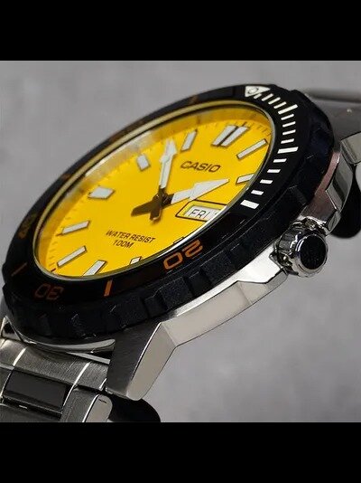 Наручные часы CASIO, желтый — фото 1