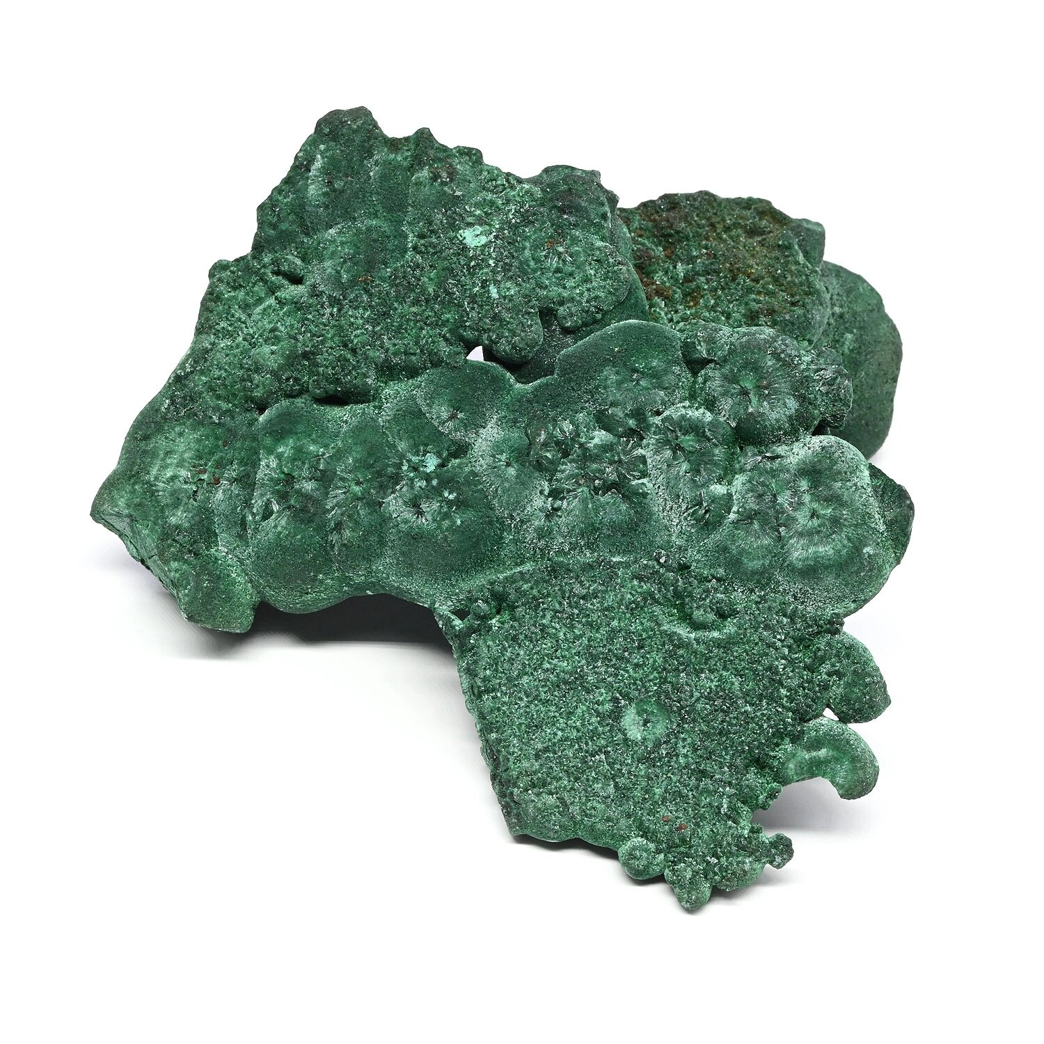 Малахит плисовый самородный 82*75*36мм, 144г. .