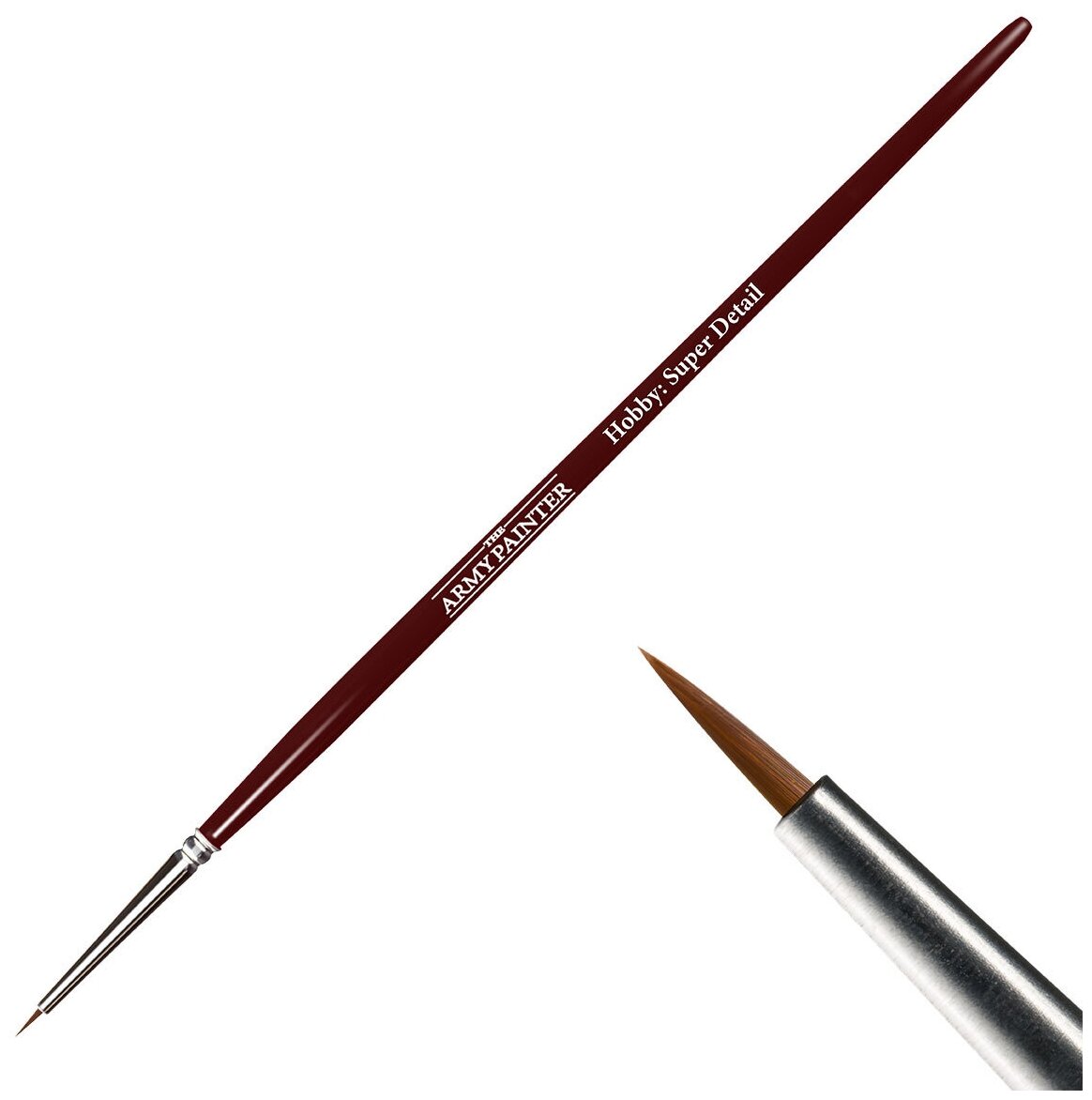 Кисть Hobby: Super Detail от The Army Painter для самых тонких и ювелирных работ при покраске миниатюр