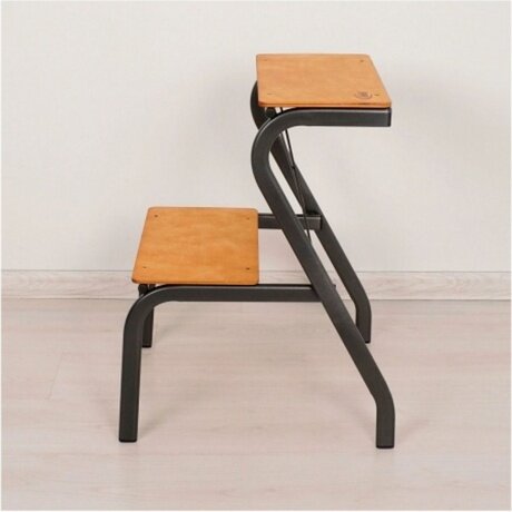 Табурет-стремянка "Конёк".(45*42*56 )см ЗМИ графит артТС 277 ГР