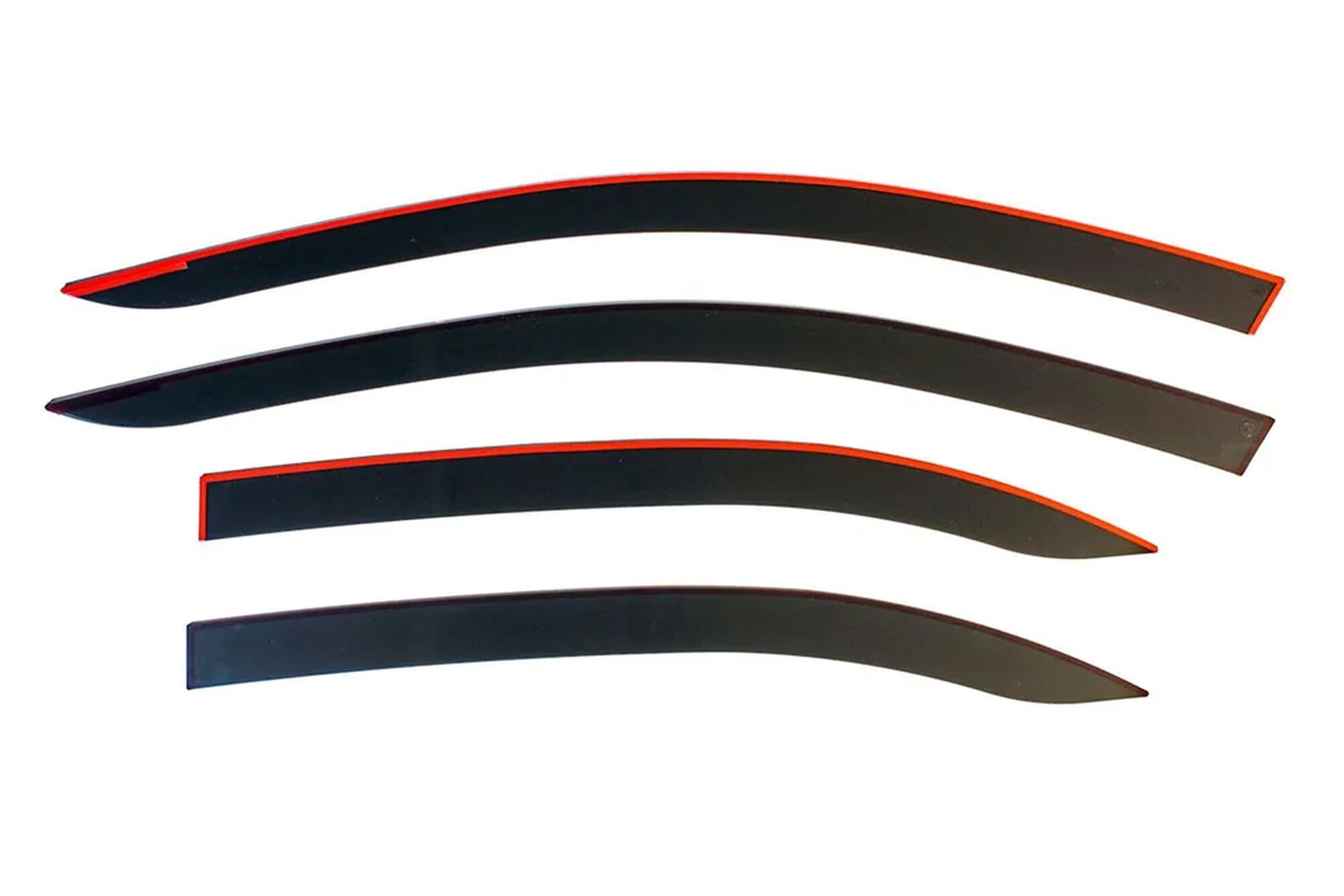 Дефлекторы 2D для SKODA RAPID 2012- (I, II), 4шт