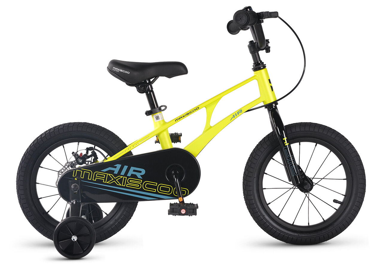 Велосипед MAXISCOO AIR Базовый Плюс 14' 2026 (требует финальной сборки), Цвет желтый матовый
