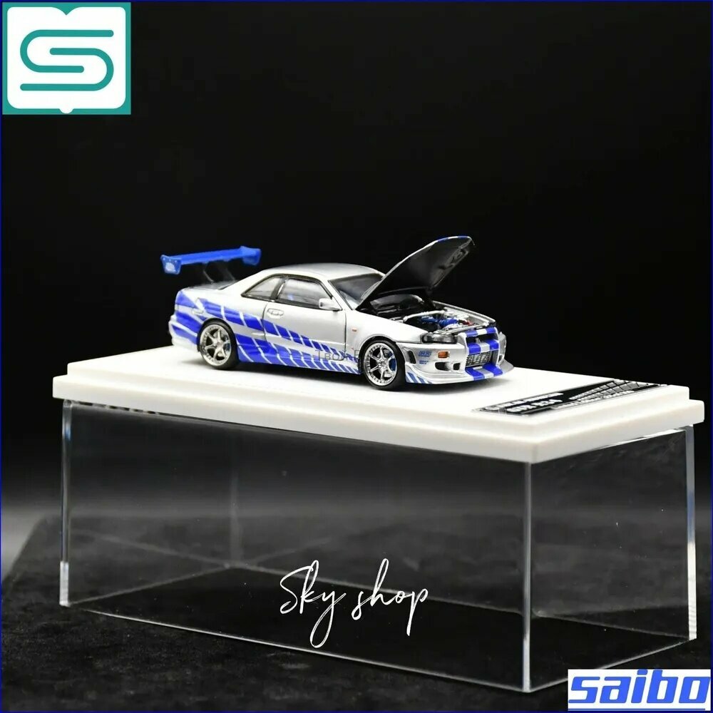 Эксклюзивная модель Nissan Skyline GTR R34 Пола Уокера в масштабе 1:24от Focal Horizon