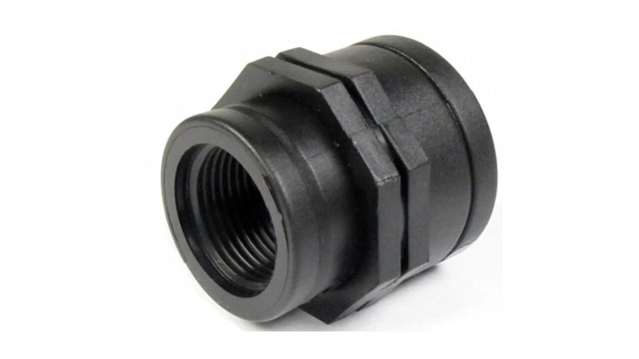 Муфта резьбовая d 1 1/4"х3/4" переходная внутренней резьбой ПНД