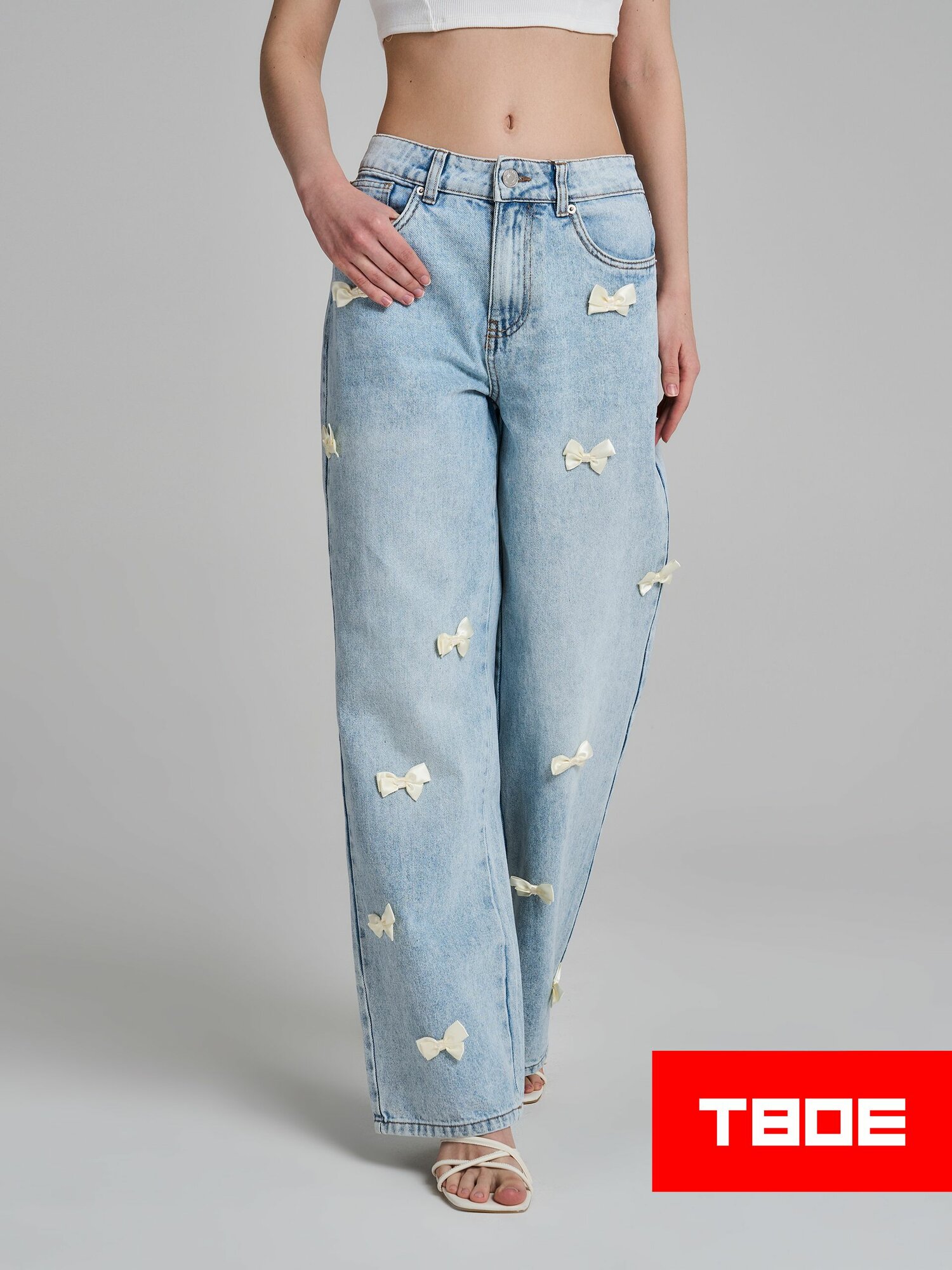 Джинсы багги 