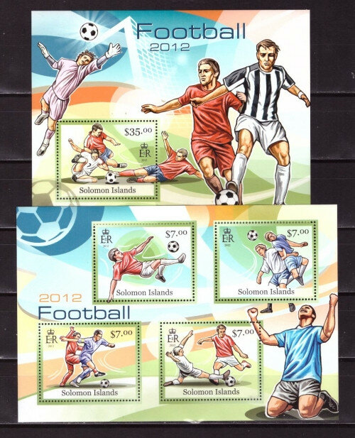 Соломоновы о-ва, 2012. Футбол (мл+блок)