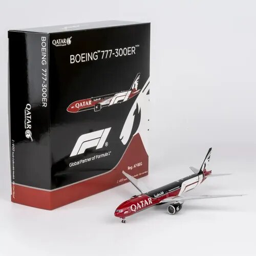 Qatar Airways 777-300ER Модель Самолета Металлическая A7-BEG 1:400 NG Models 73096