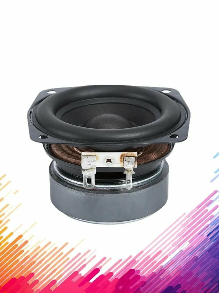 Металлический громкоговоритель 3 дюйма 4 Ом 15 Вт полного диапазона композитная диафрагма замена для KTV