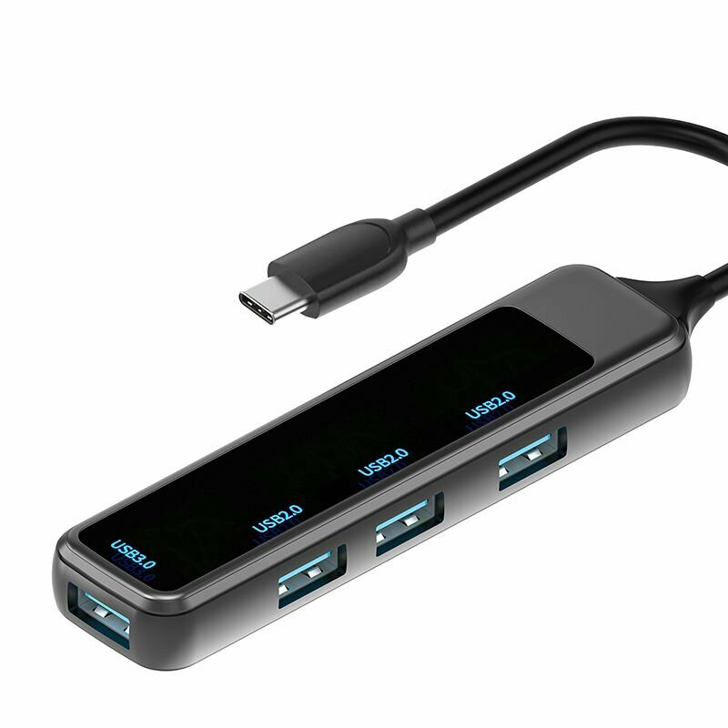 Многопортовый USB-хаб TYPE-C/USB3.0 с разъемом для карт SD/TF для компьютера и мобильного телефона, док-станция для чтения жестких дисков.