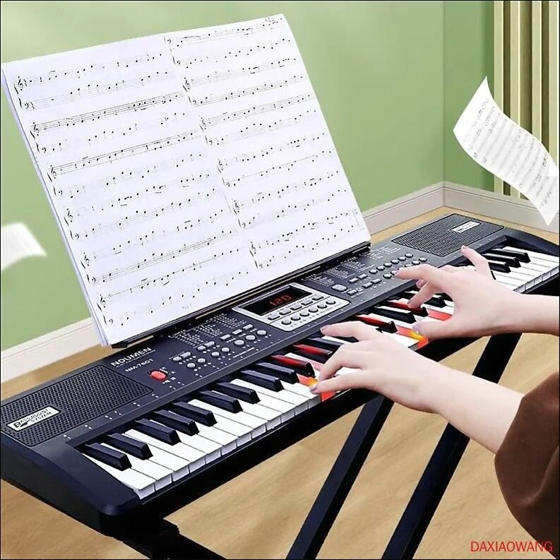 Цифровое пианино с 61 клавишей для начинающих детей электрическое фортепиано