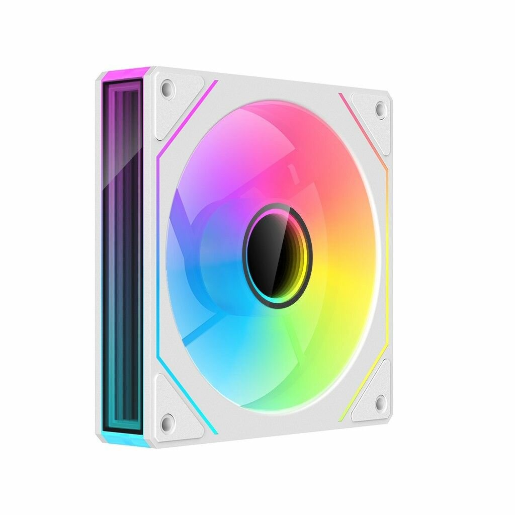 Комплект вентиляторов для корпуса 3 шт. XASTRA FM120W ARGB reverse single pack 120x120x25мм (Infinity lighting effect, ARGB, PWM, white)