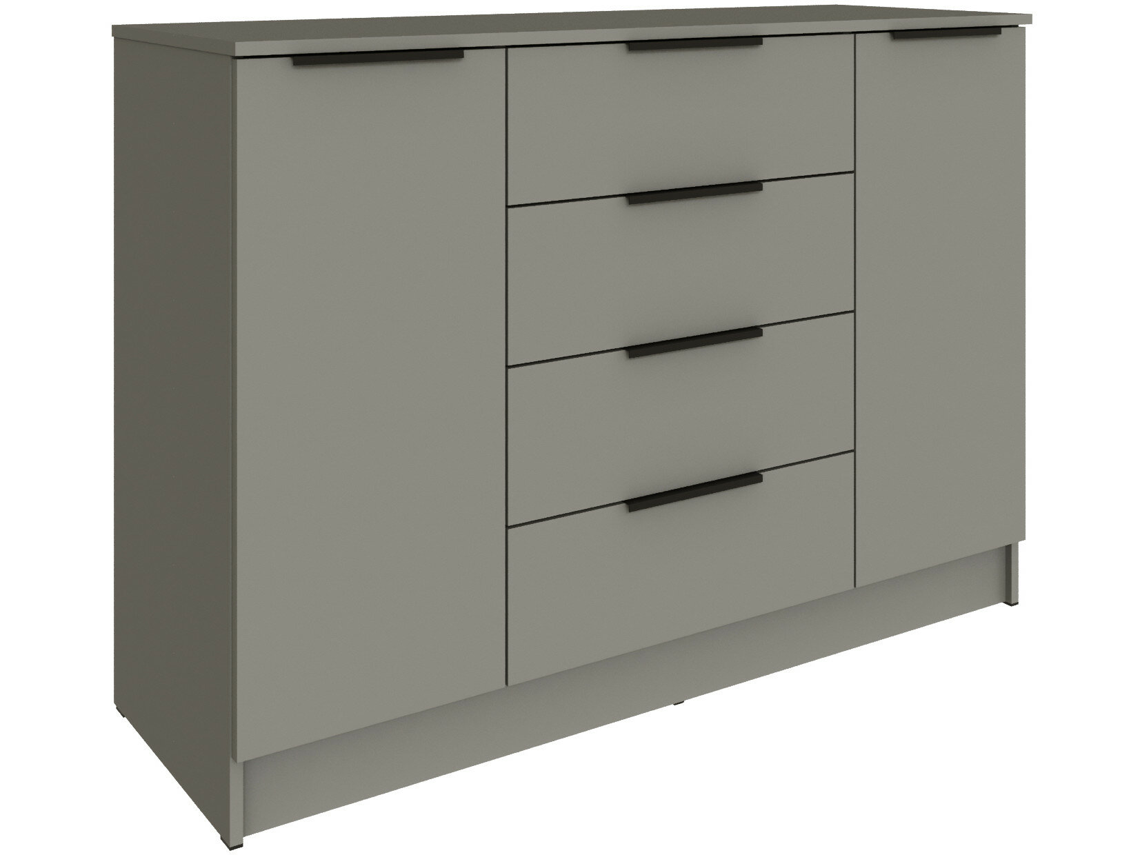 Комод для спальни с ящиками для хранения (1,31), Мокко (ЛДСП)