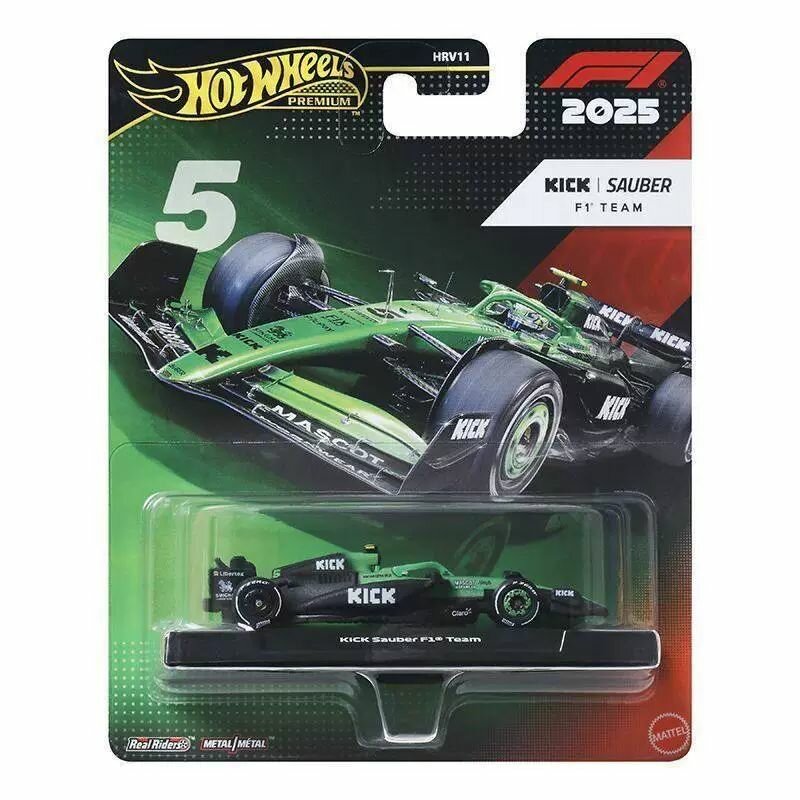 Машинка MATTEL MODEL 1:64 KICK SAUBER F1 TEAM Die-cast Alloy Model Collection Toy Children Gifts