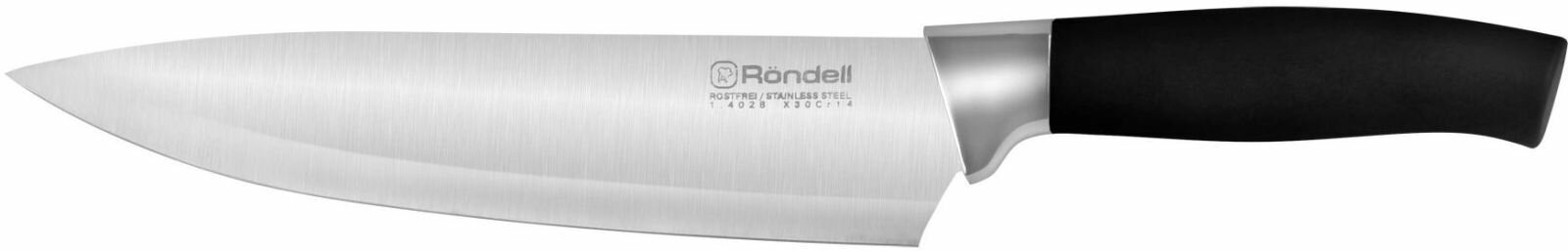 Набор ножей кухонных Rondell из 4 предметов, с разделочной доской, цвет черный, блистерная упаковка, серия Stolz (RD-1772)