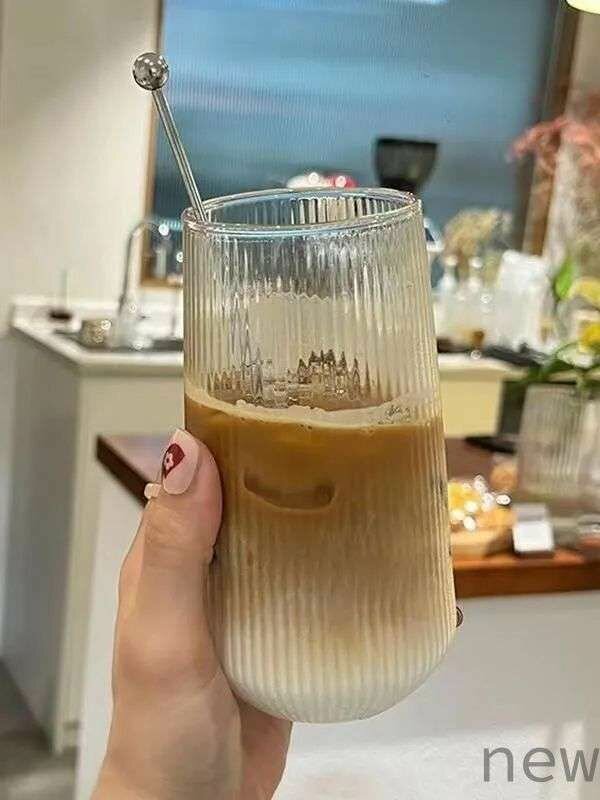 Термостойкое стекло ins в японском стиле, 500 мл, 1 шт