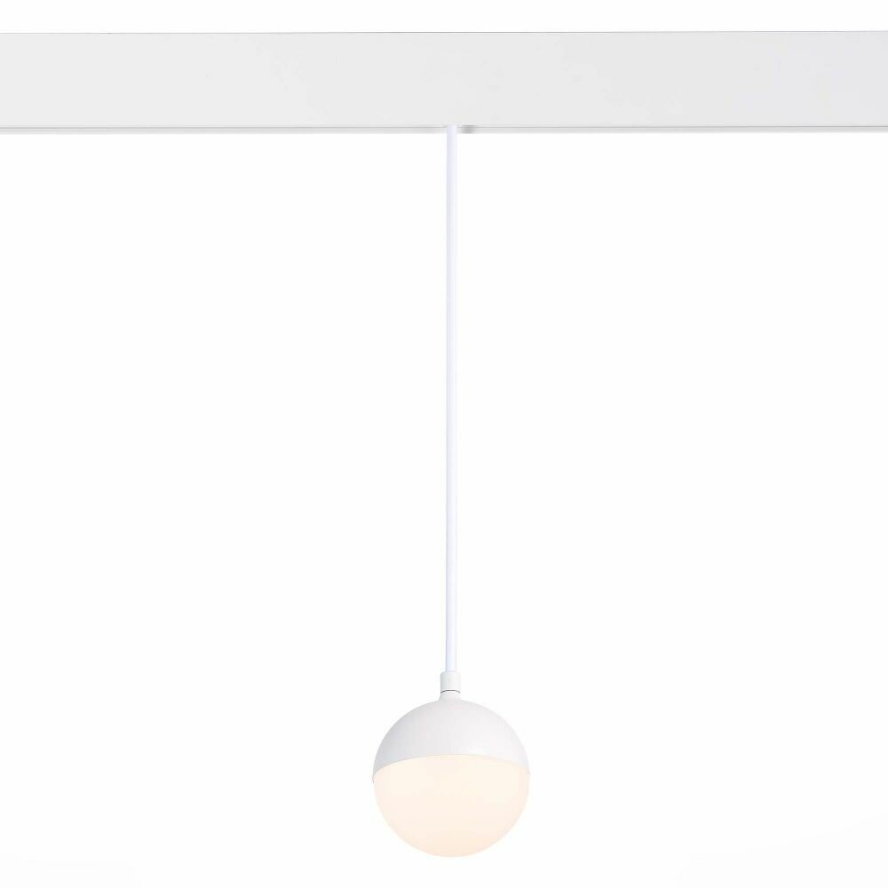 ST358.533.07 ST-Luce Магнитный трековый светильник подвесной Белый LED 1*7W 3000K 520Lm Ra>80 120° IP20 D90x.