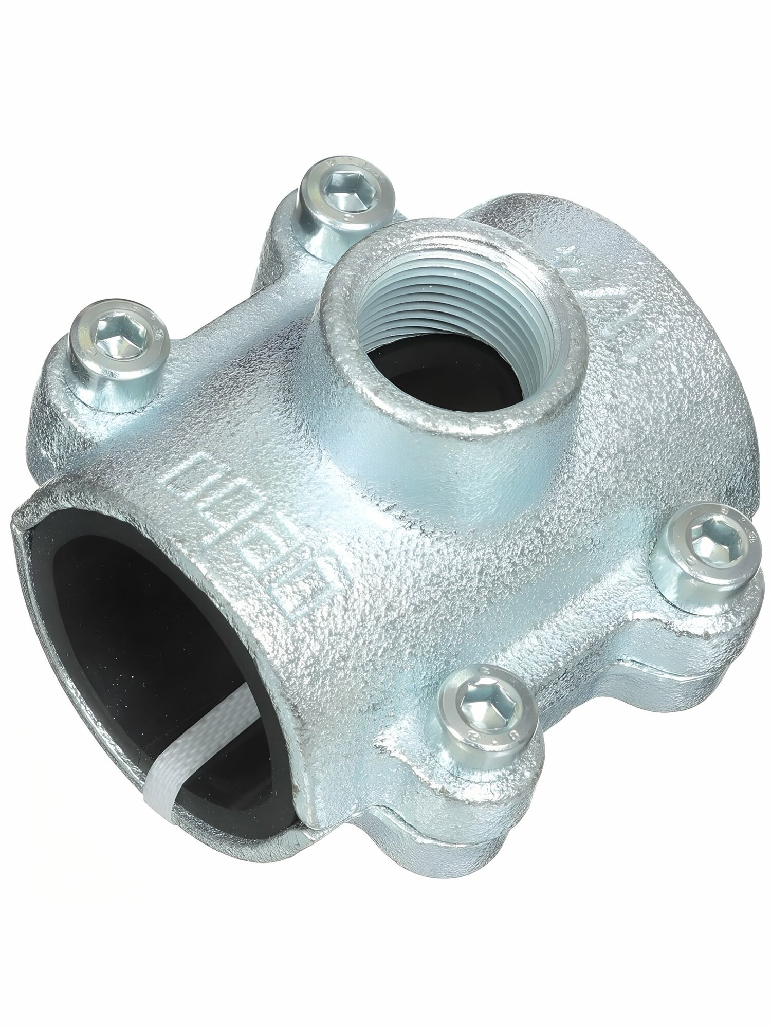 Седелка-врезка чугунная Gebo 1 1/4x3/4 дюйма, внутренняя резьба, Польша