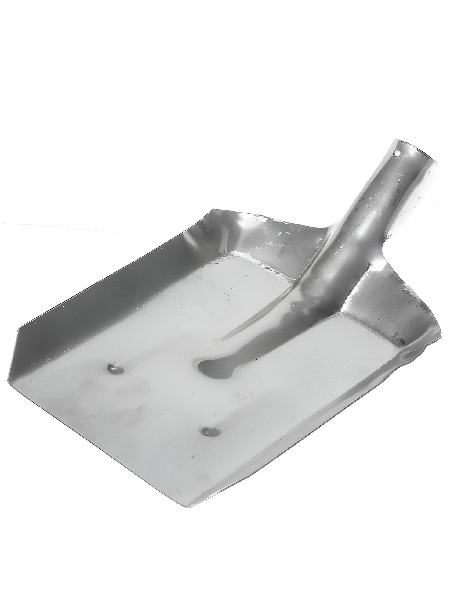 Лопата совковая ЛСП, нержавеющая сталь, 1.5х230х265х330 мм, ПП, 2 ребра жесткости